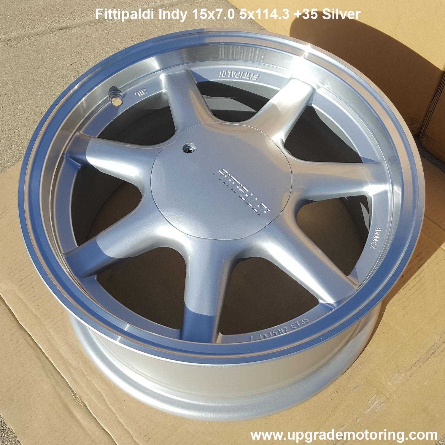 Fittipaldi Indy 15x7.0 5x114.3 +35 Silver