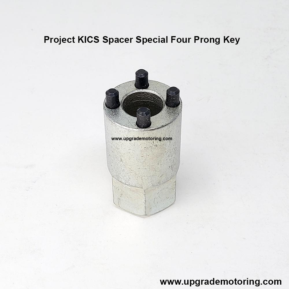 Project Kics Wide Thread Spacers - Special Four Prong Lug Key