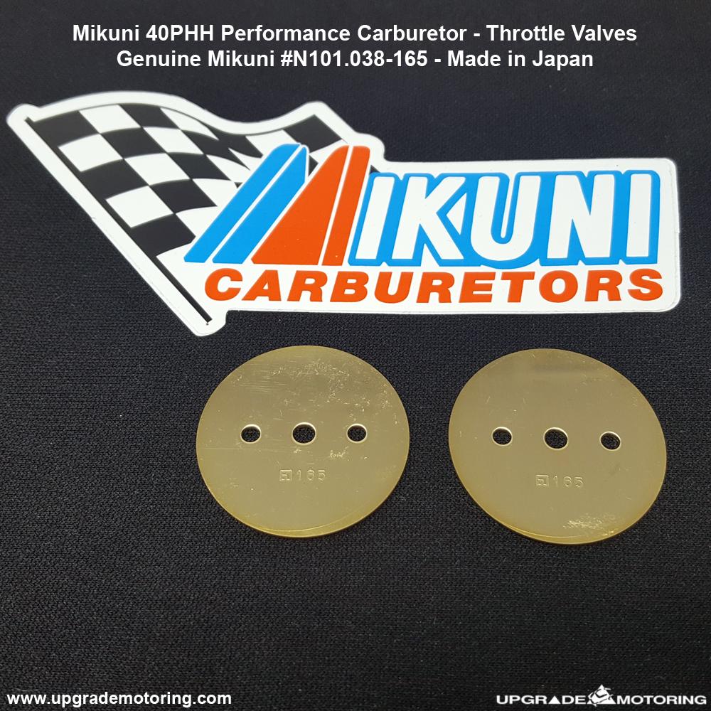 Mikuni Carburetor - Throttle Valve (Plate) 40PHH N101.038-165.