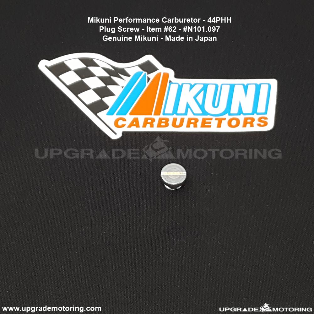 Mikuni Carburetor - Plug Screw. 44PHH #N101.097 Item #62