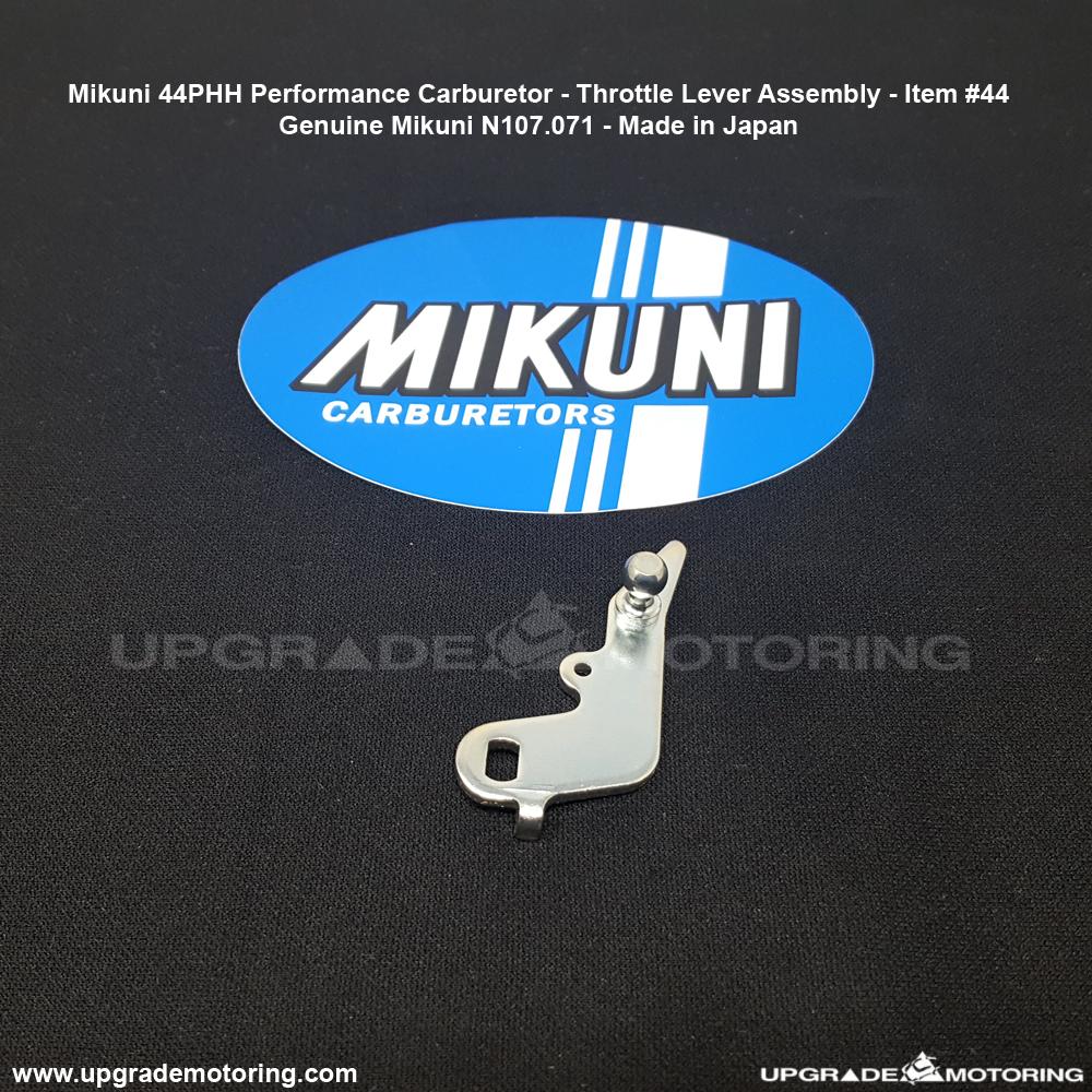 Mikuni Carburetor - Throttle Lever Assy. 44PHH #44 N107.071