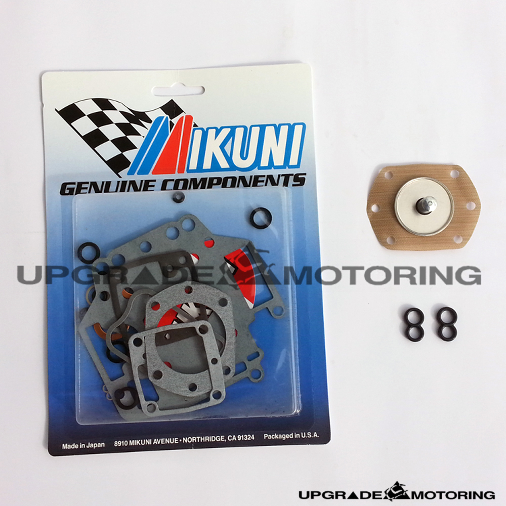 Mikuni 44PHH Carburetor Gasket Kit+Pump Diaphragm Fig 8 Solex