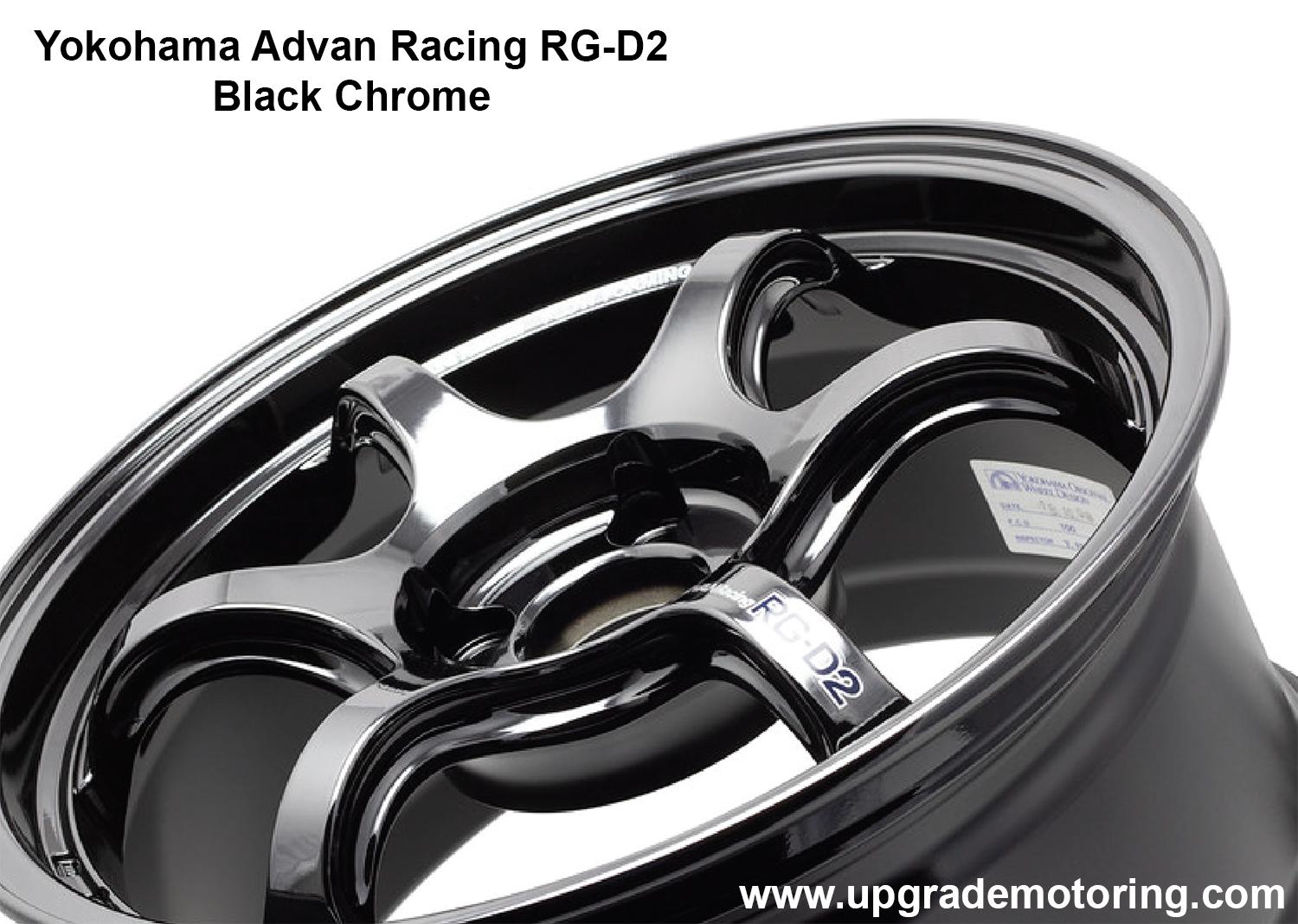 Yokohama Advan Racing RG-D2 Wheel 15x8.0 4x100 +35 Black Chrome ...