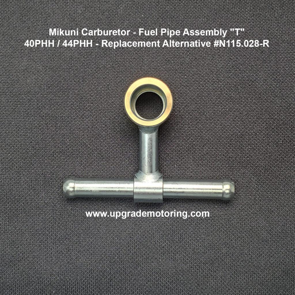 Mikuni Carburetor - Fuel Pipe "T" 40PHH 44PHH N115.028-R